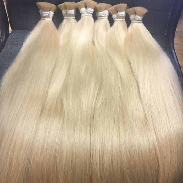 Bulk straight hair super hight quality cold color – Vietnam Hair extension
